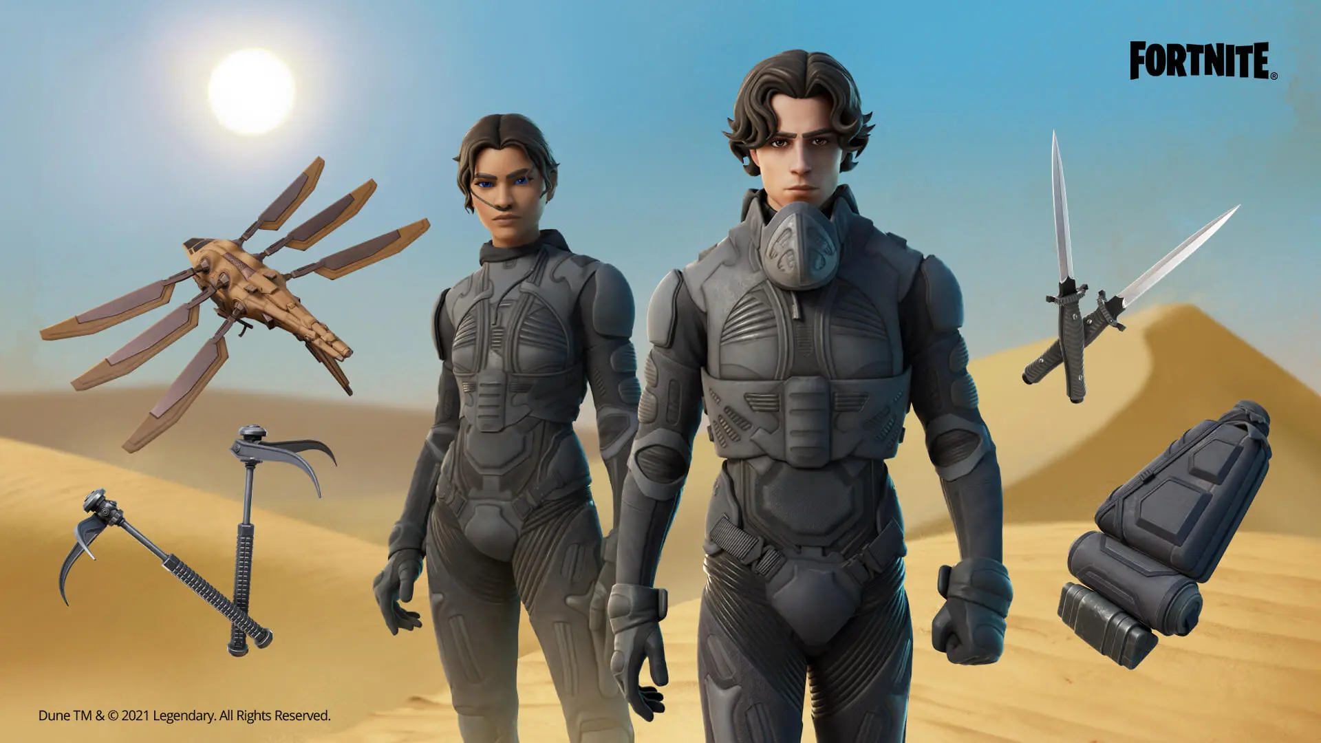 Paul Atreides y Chani, de Dune, librarán su próxima batalla en Fortnite ...