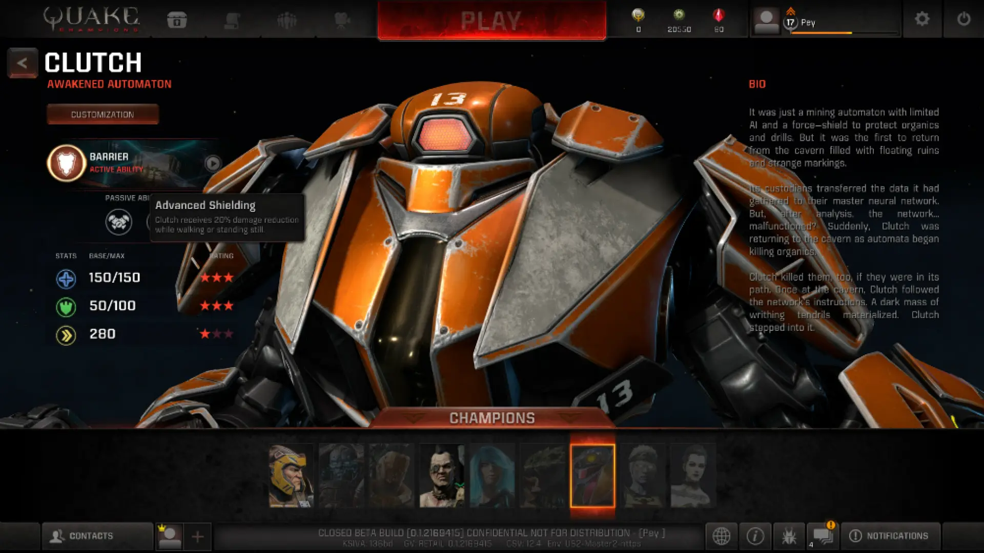 Quake Champions - Galería de personajes