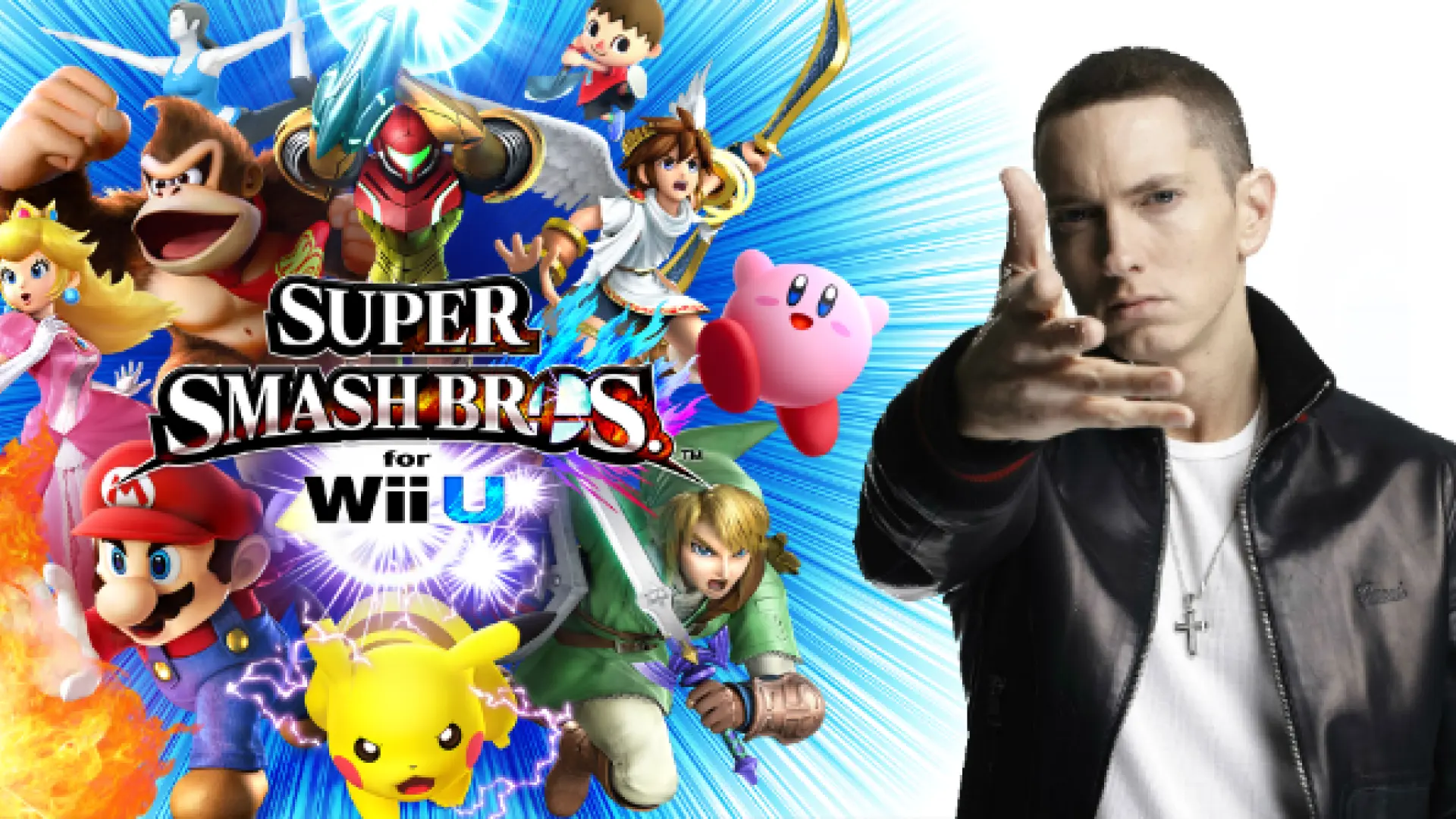 Eminem se aburre de Destiny y compra Wii U para jugar a Super Smash Bros.
