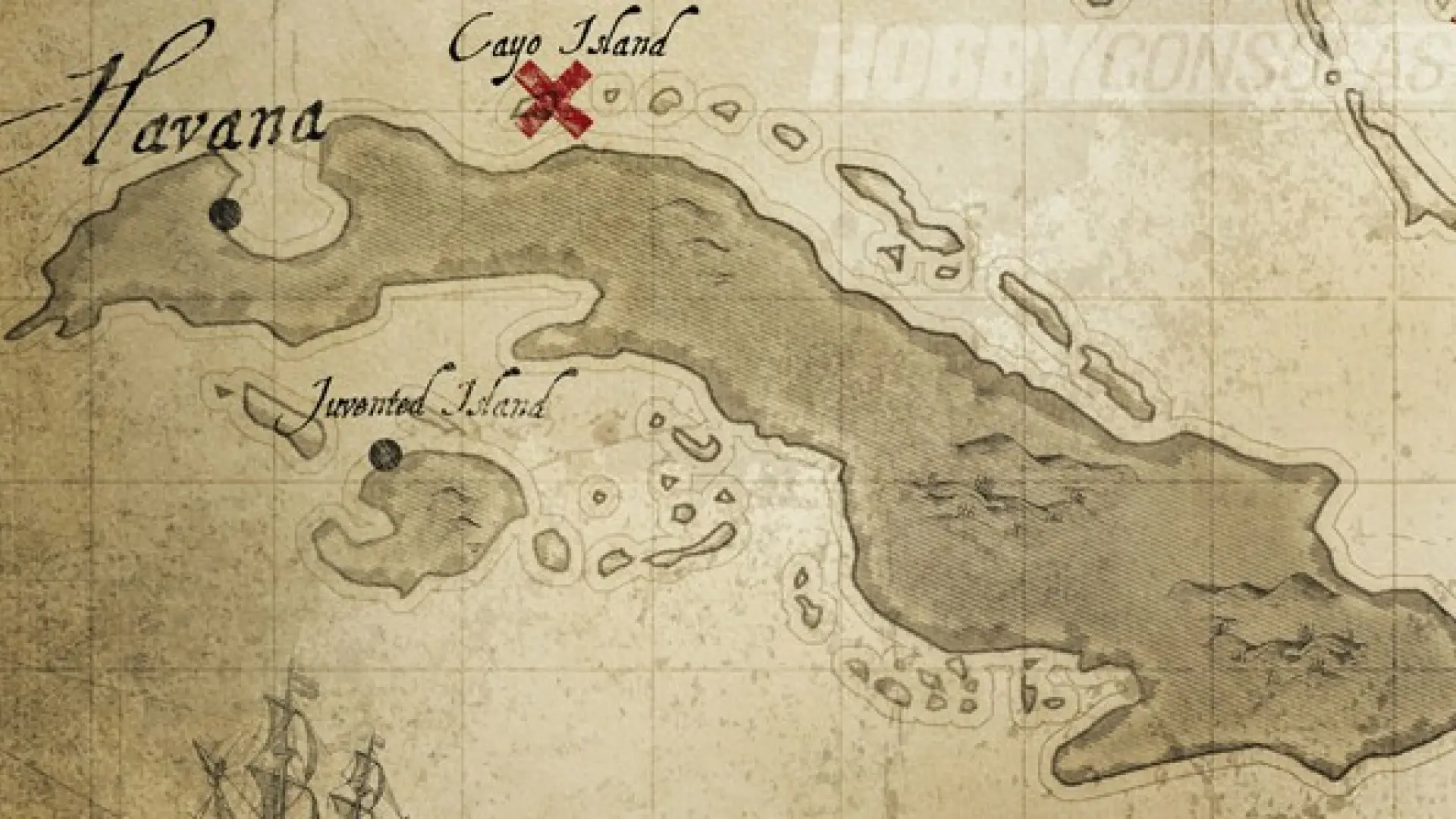 El mapa del tesoro de Assassin's Creed 4