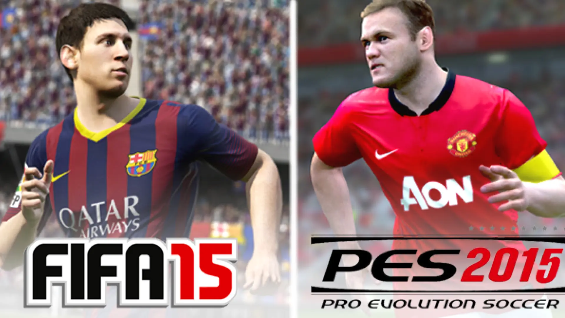 Comparativa de FIFA 15 y PES 2015