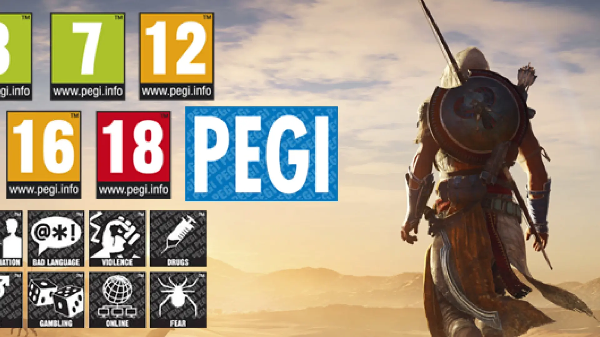 Qué es y cómo funciona el código PEGI de los videojuegos