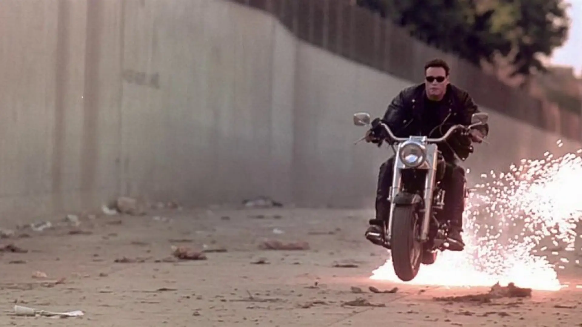 Terminator en moto