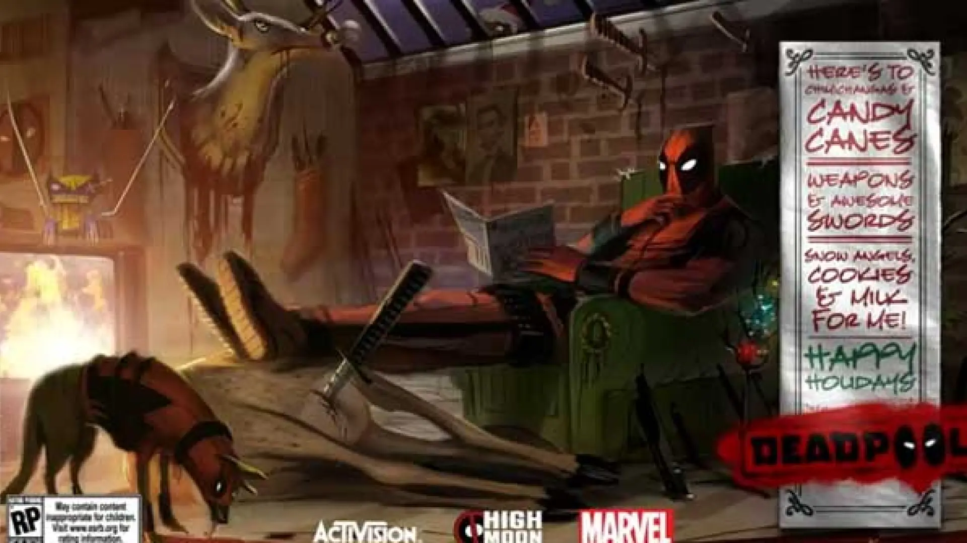 Deadpool de High Moon Studios nos desea Feliz Navidad