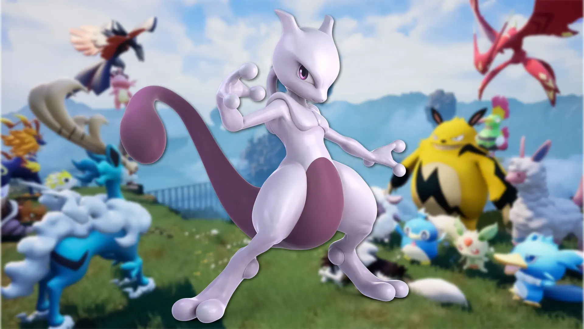 Palworld tiene un Pal clavado a Mewtwo, que todavía no está disponible ...