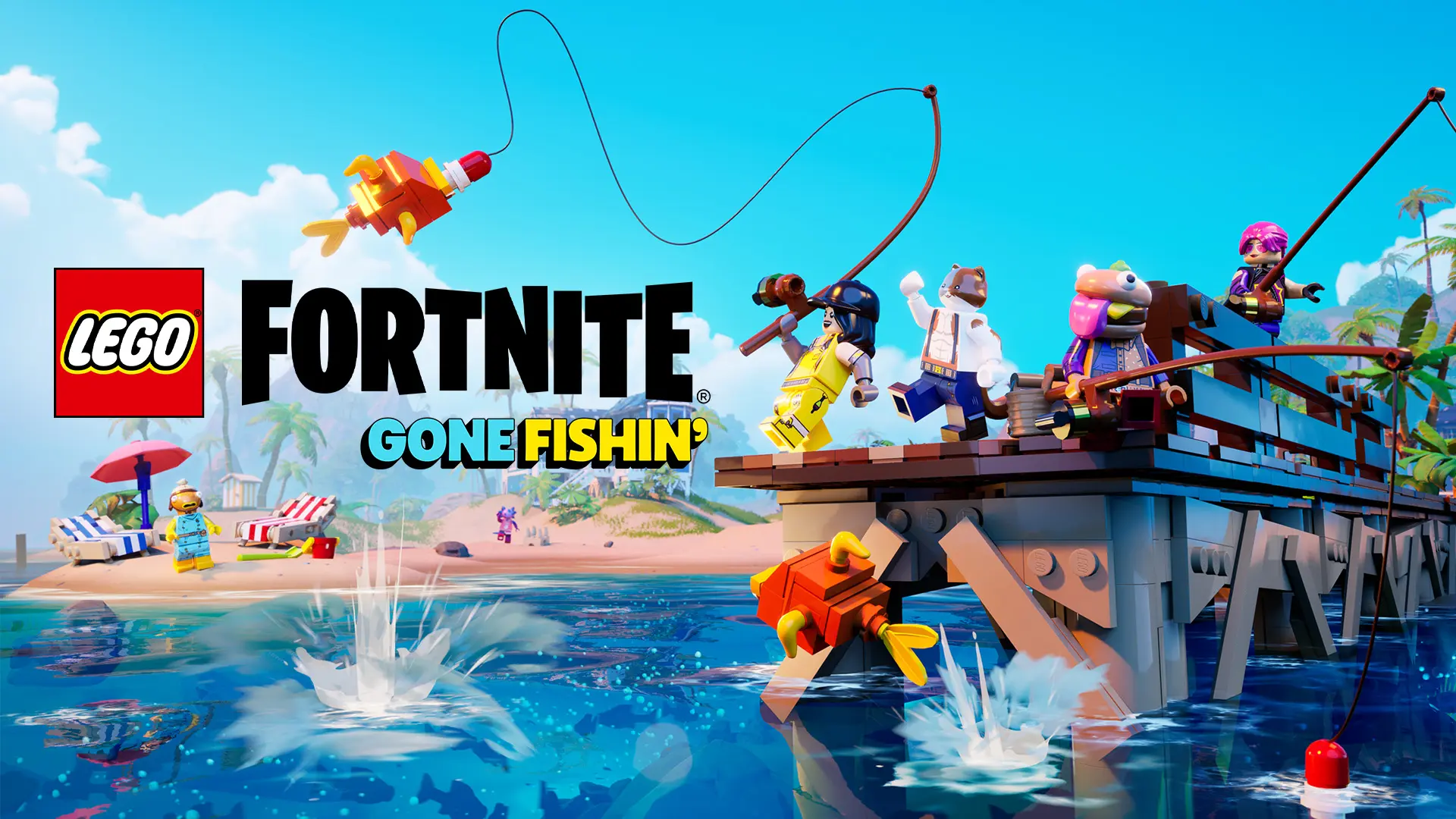 LEGO Fortnite anuncia su primera gran expansión, ¡nos vamos de pesca!