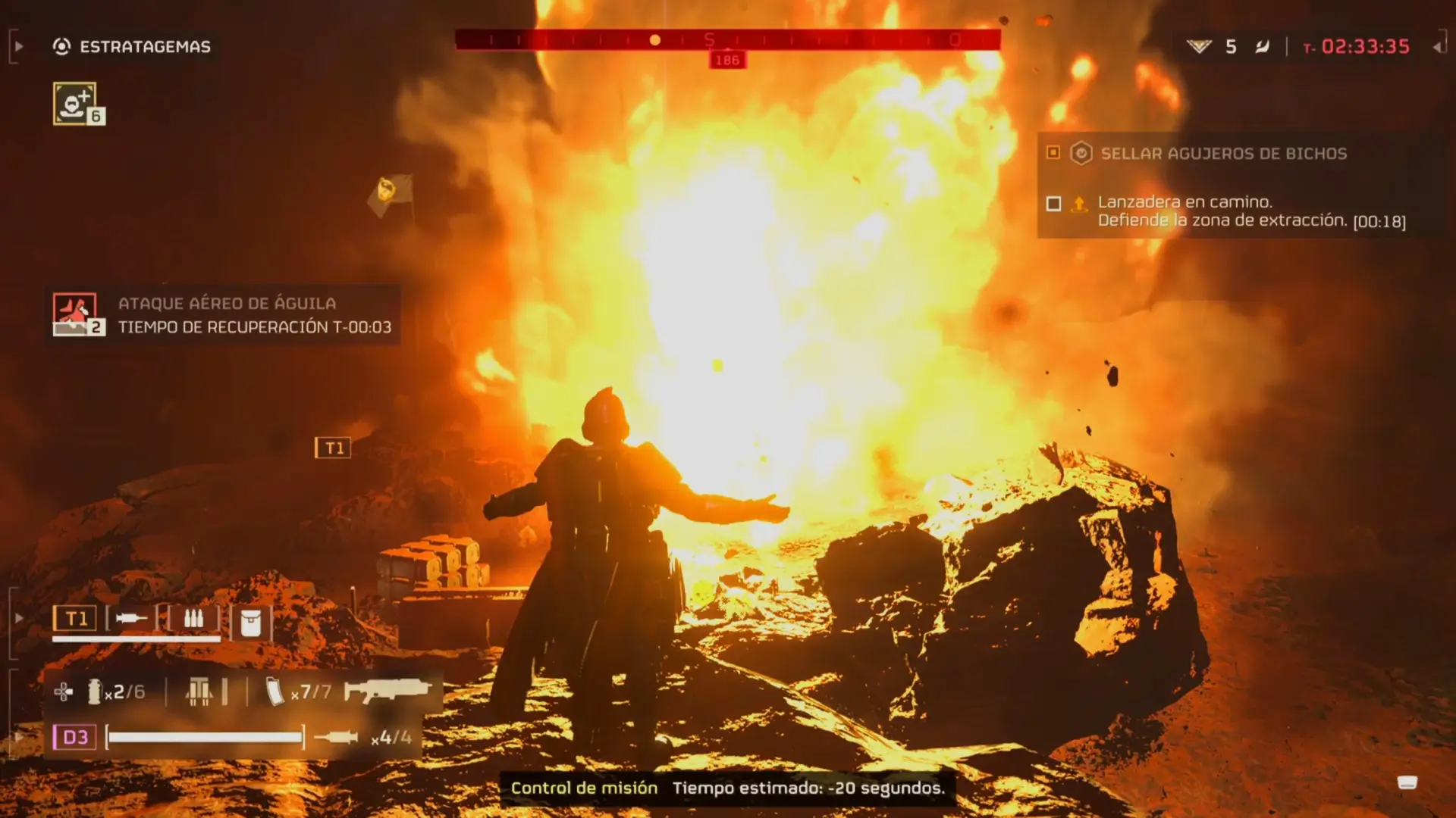 Trucos para sobrevivir al fuego en Helldivers 2, ya sea de un ...