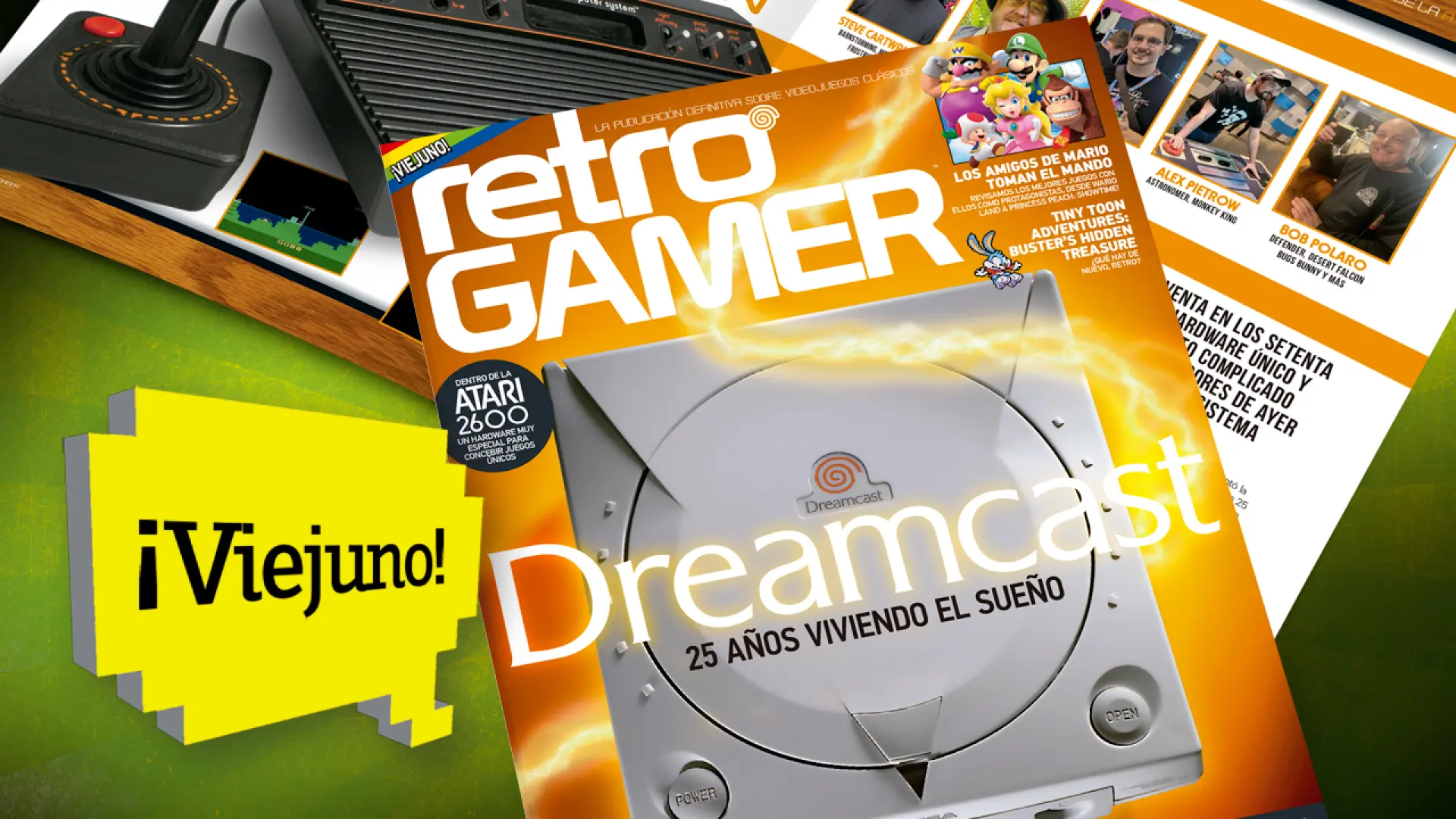 ¡Retro Gamer 47 ya en los quioscos! 25 años de Dreamcast, Tiny Toon ...