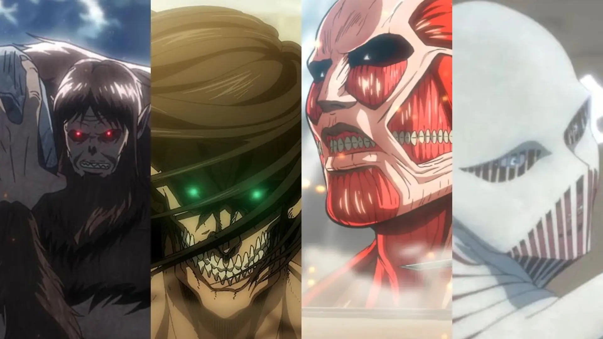 Cuáles son los 9 titanes de Shingeki no Kyojin y quiénes son sus portadores