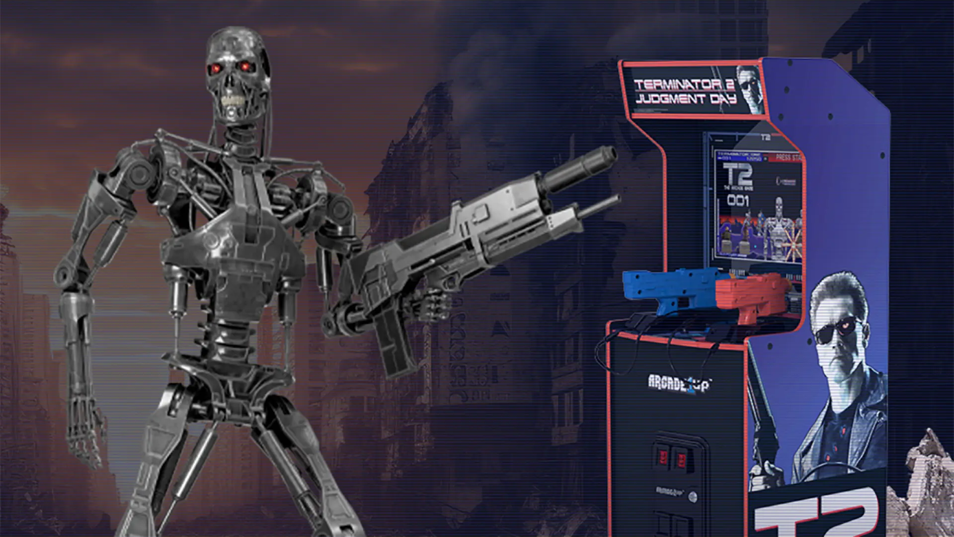 La mítica recreativa de Terminator 2 viaja en el tiempo hasta 2025, con ...