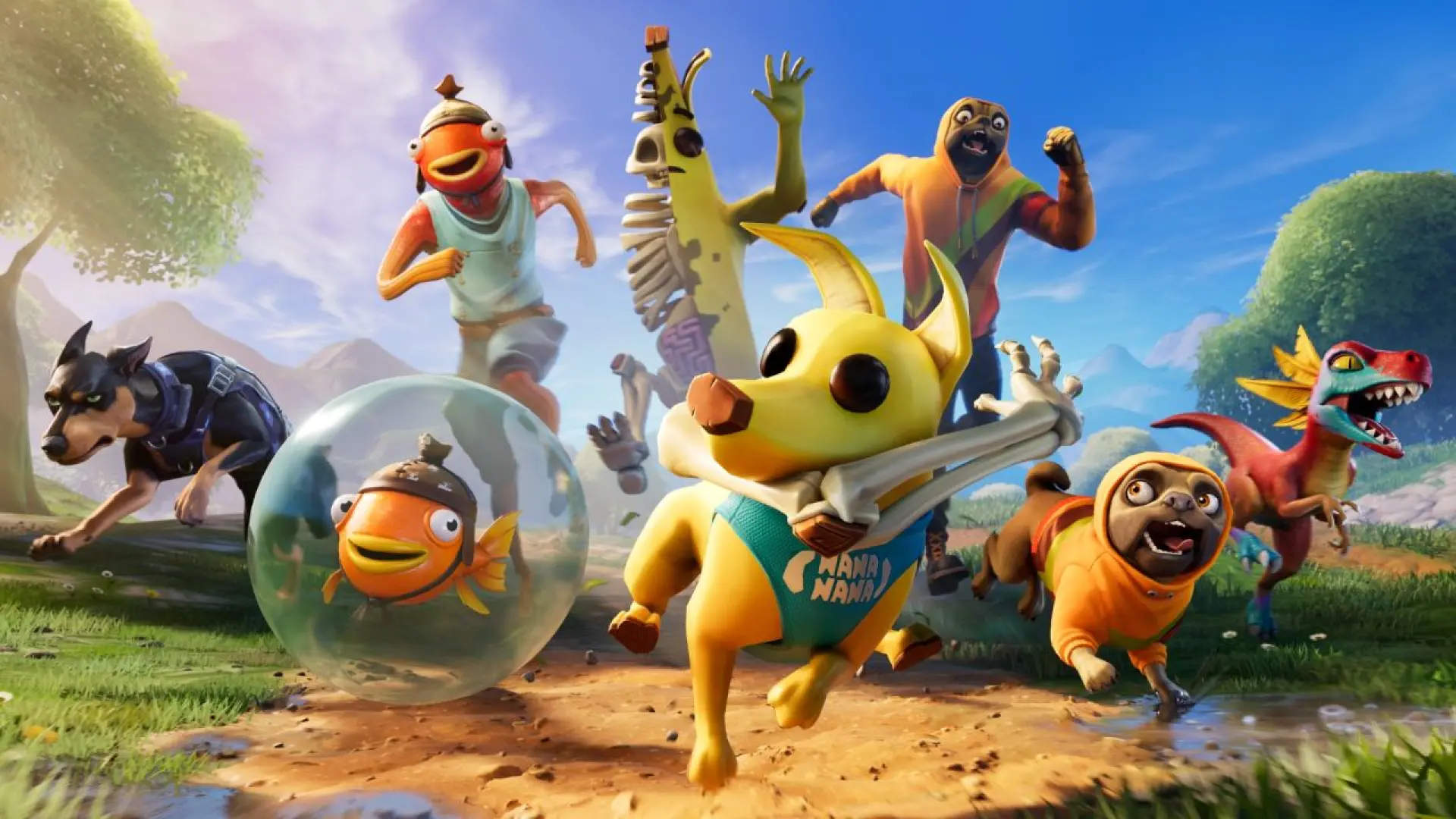 Fortnite da la bienvenida a los compañeros con la llegada de Bananino ...