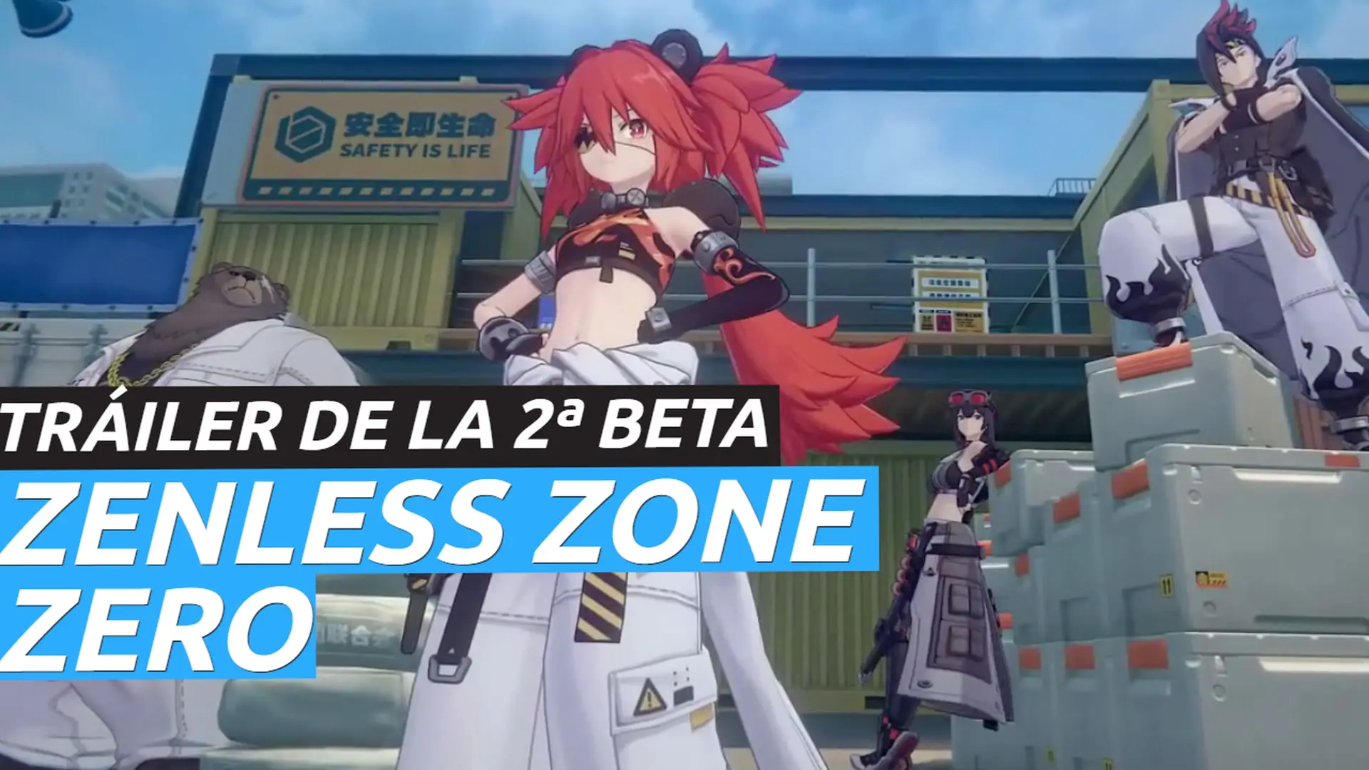 Nuevo tráiler Zenless Zone Zero por HoYoverse, que prepara su 2ª beta