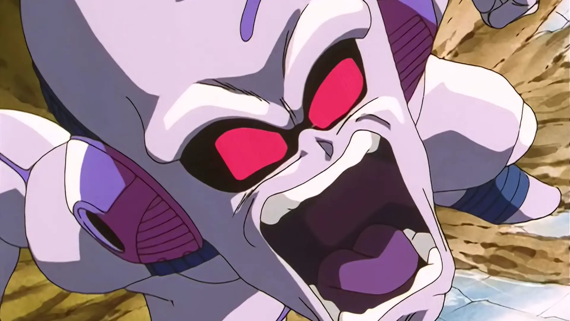 Goku, Trunks y Pan matan a Rilld con un triple Kame Hame Ha en el episodio 23 de Dragon Ball GT