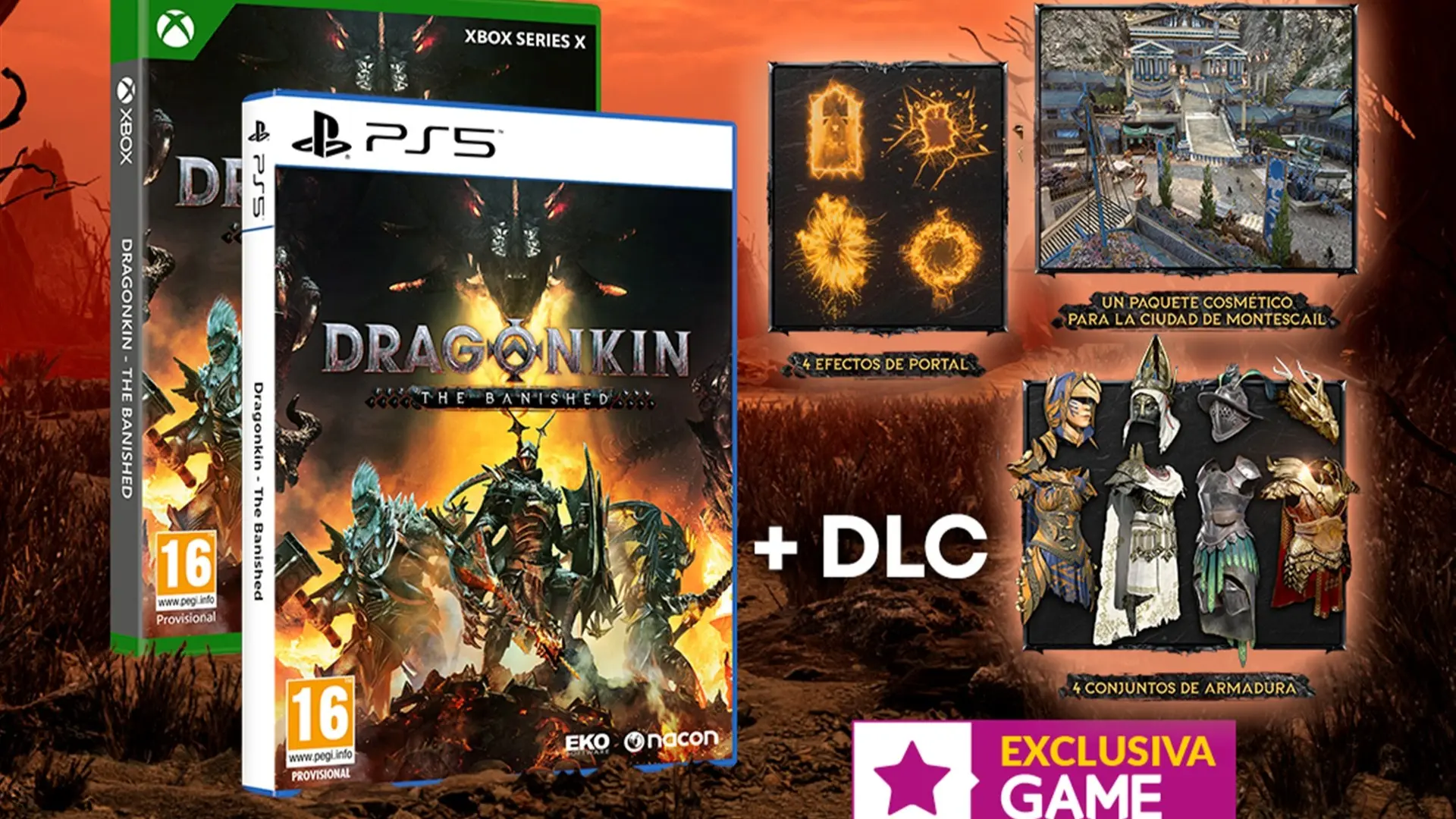 Reservar Dragonkin: The Banished en GAME para PS5 o Xbox tiene un DLC ...