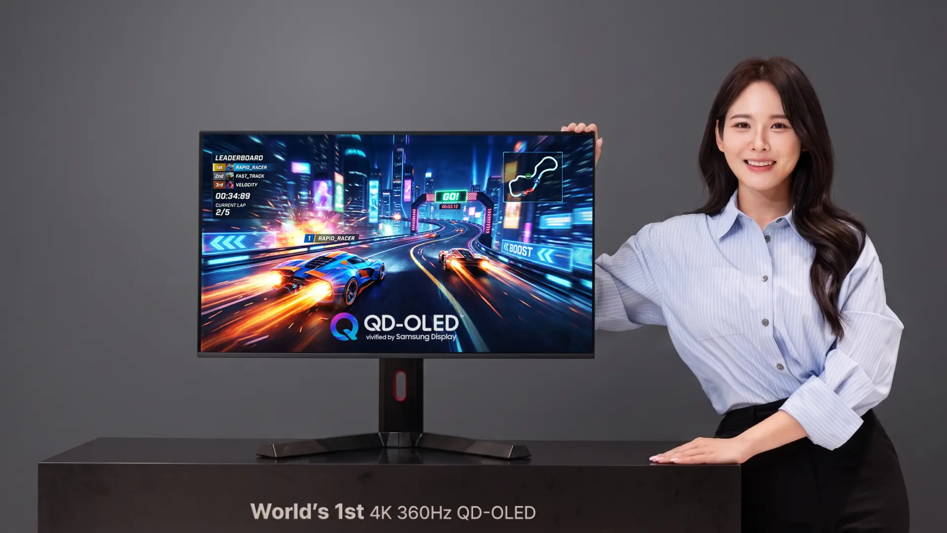 El primer monitor QD OLED dual, con modos 4K a 360Hz y FHD a 680Hz y ...