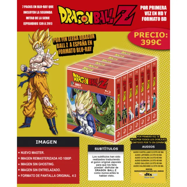 Dragon Ball Z en Blu-ray - Todos los detalles de la suscripción ...