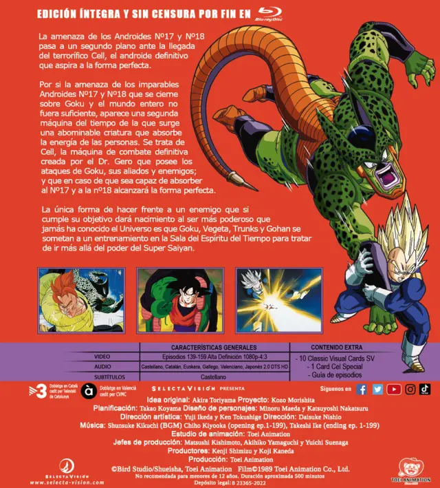 Dragon Ball Z - Portada y fecha de lanzamiento del Box 8 de la serie en ...