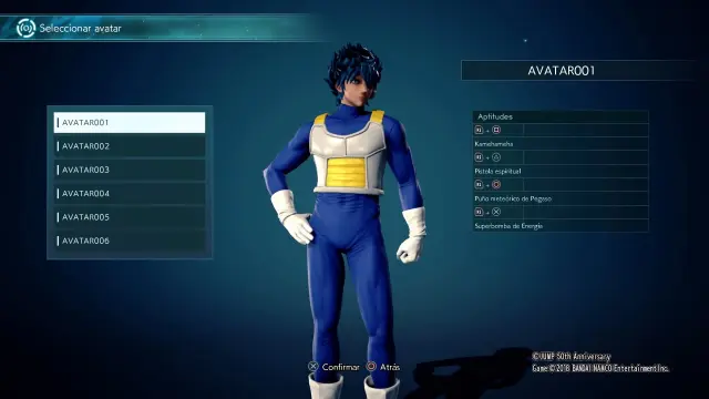 El lobby de Jump Force - Beta cerrada