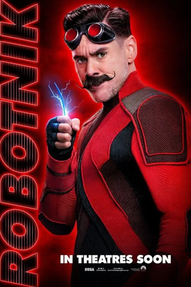 Sonic La película - Pósters de personajes