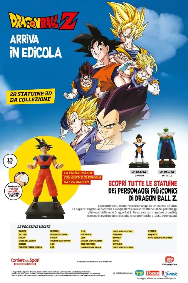 Dragon Ball Z - Una nueva colección de figuras llegará a los quioscos