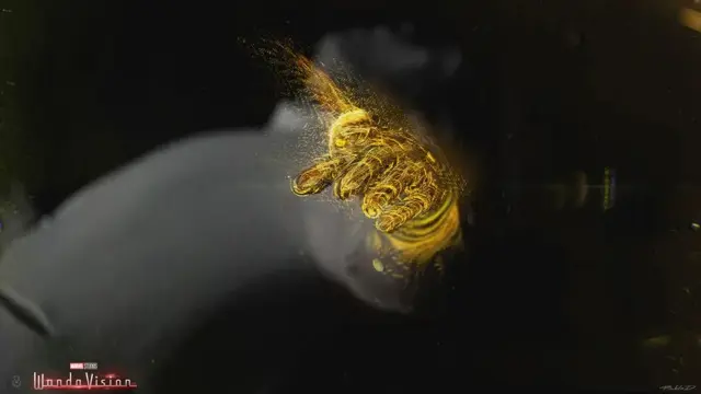 Arte conceptual de Bruja Escarlata y Visión