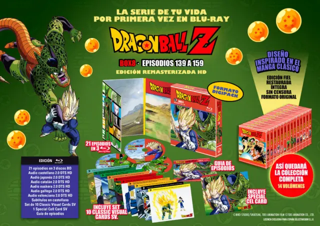 Dragon Ball Z - Portada y fecha de lanzamiento del Box 8 de la serie en ...