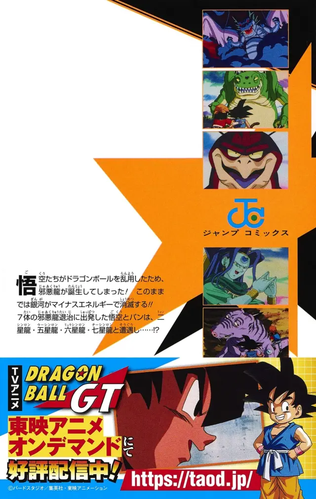 Las portadas de los Anime Cómics de Dragon Ball GT