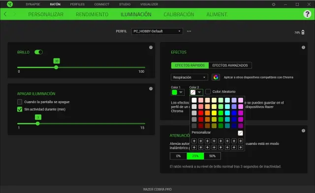 Razer Cobra Pro - Synapse