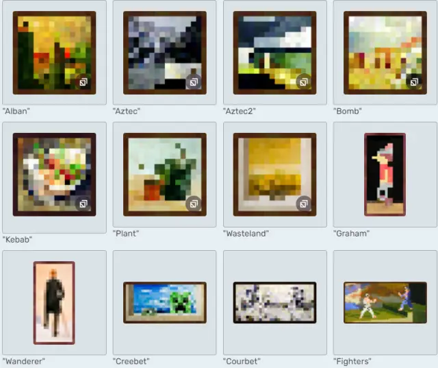 Todos los cuadros de Minecraft y cómo crear estas pinturas para adornar ...