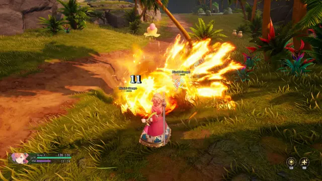 Visions of Mana combate