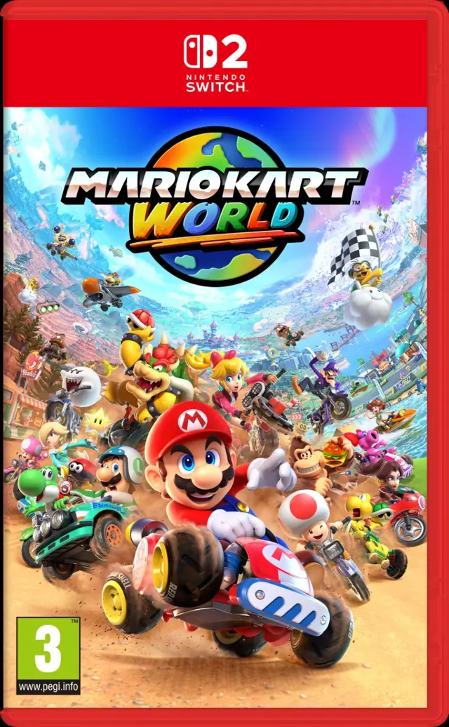 Carátulas de juegos físicos de Nintendo Switch 2
