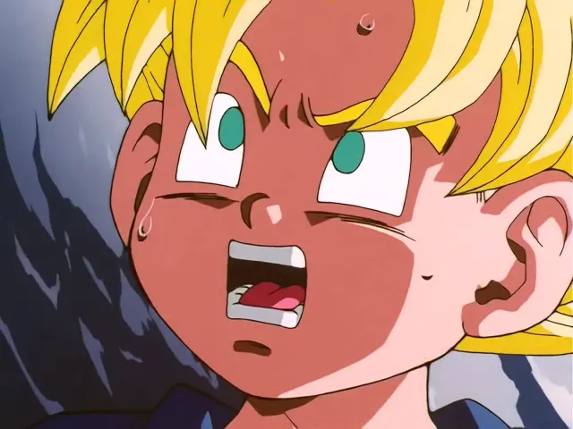 Pan y Giru en M2, episodio 20 de Dragon Ball GT