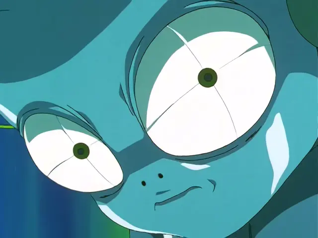 Baby lucha contra los saiyans en el episodio 22 de Dragon Ball GT