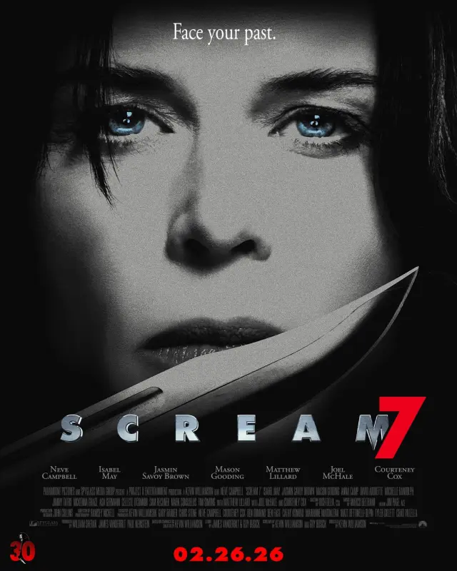 Scream 7 apega a la nostalgia noventera con su nuevo póster, que ...