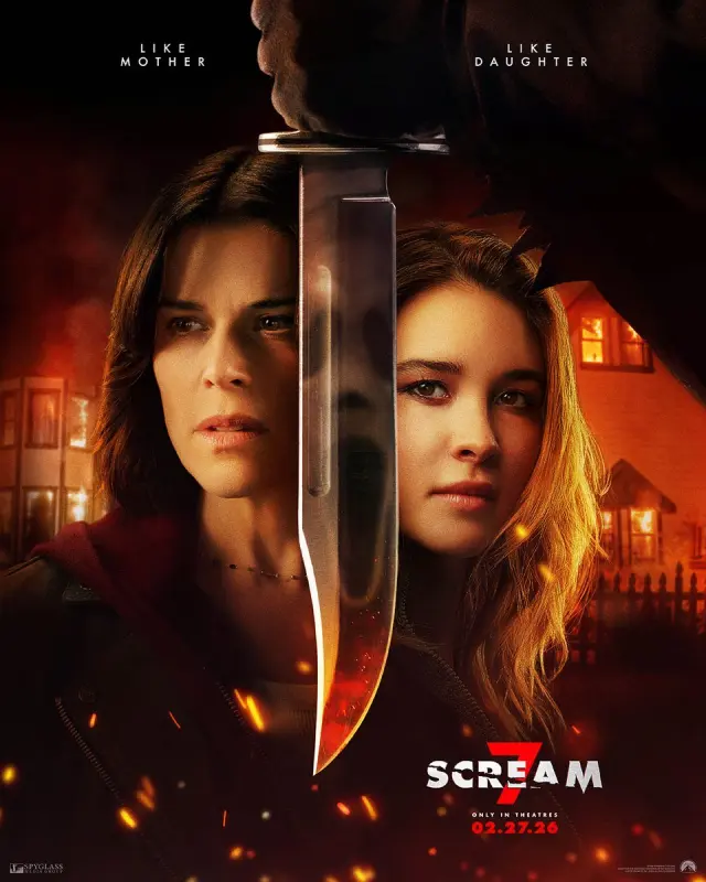 Scream 7 lanza nuevo póster, con Sidney Prescott y su hija Tatum unidas ...