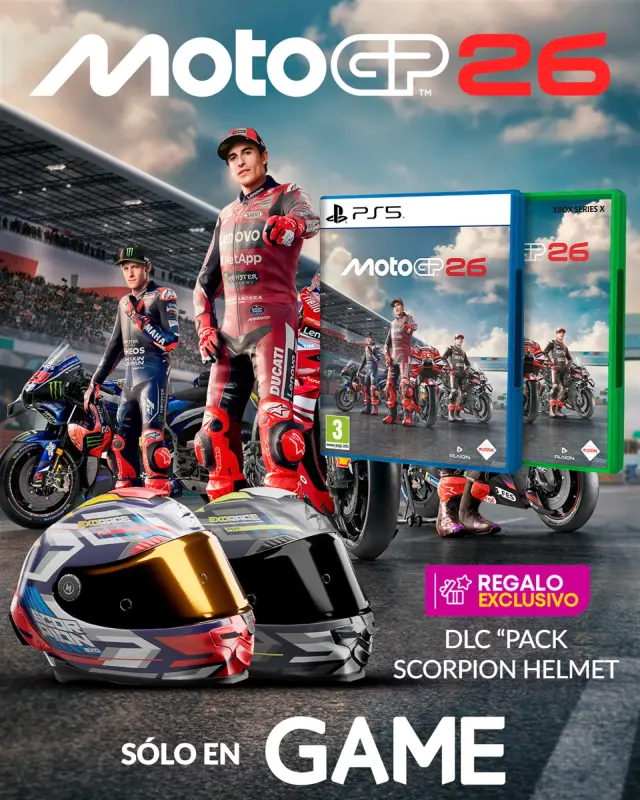 Reservar MotoGP 26 en GAME te da un DLC exclusivo con contenido ...